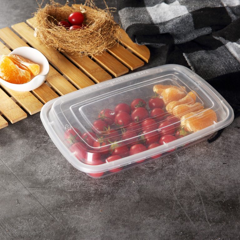 Disposable transparent lunch box