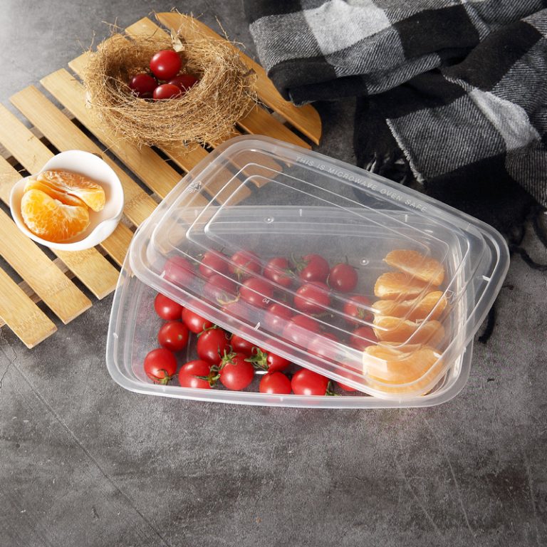 Disposable transparent lunch box