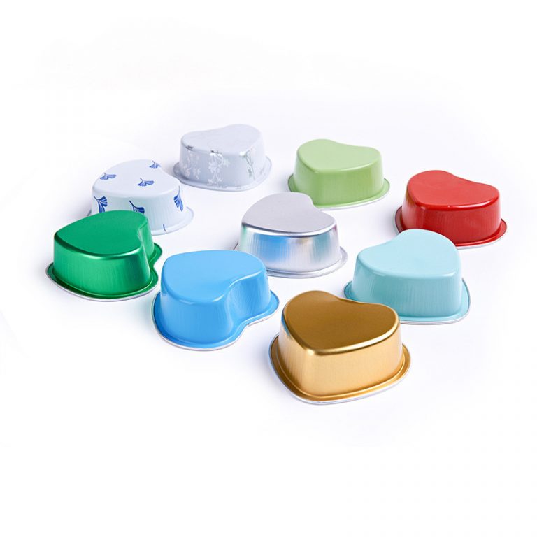Heart shaped foil food container | Food Container Manufacturer