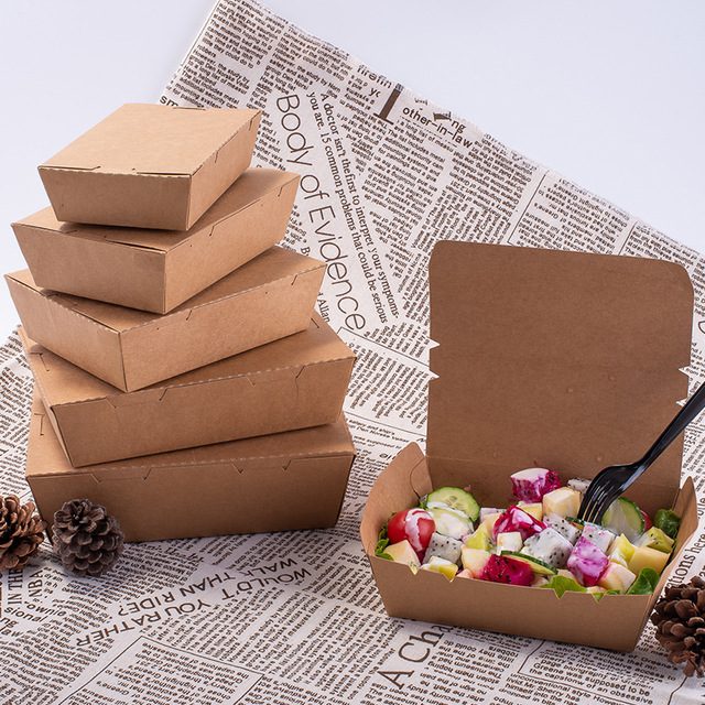 Paper Food Container Manufacturers Kraft Paper Food Containers