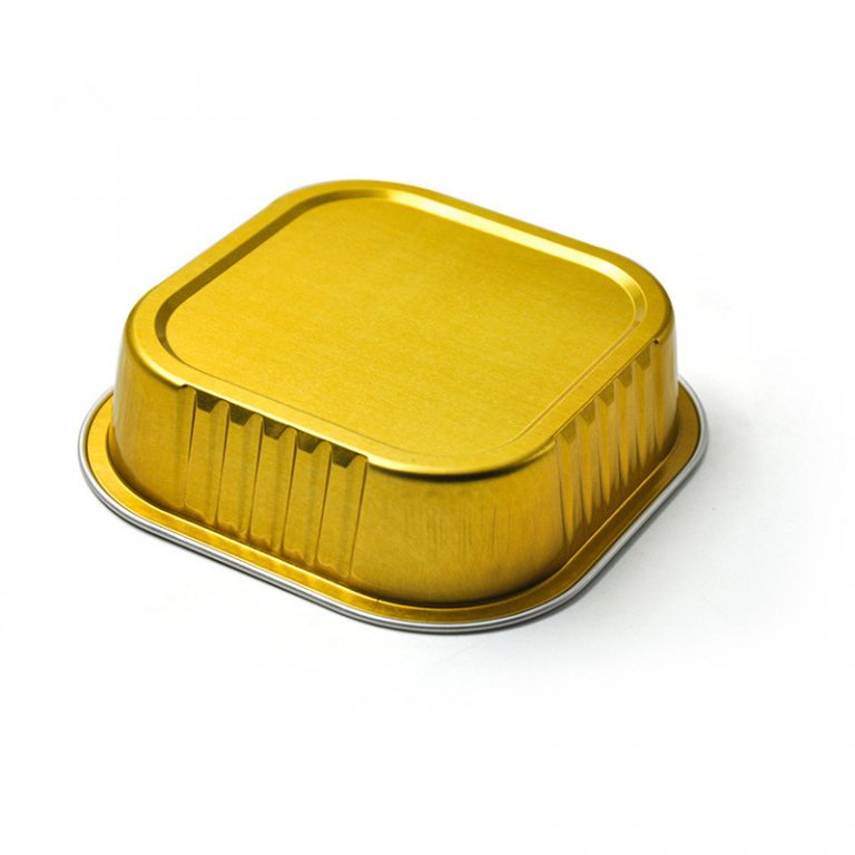 Square small aluminum foil box | Food Container Manufacturer