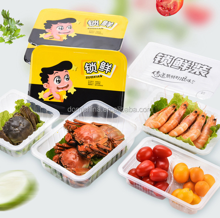 Frozen meat packaging food plastic tray