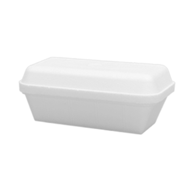 Lightweight expanded polystyrene foam food container