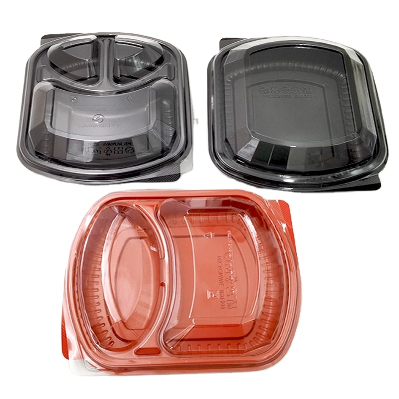 Microwavable lunch plastic packing boxes food container