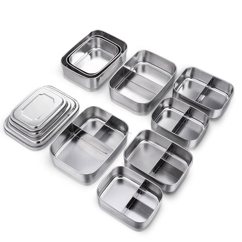 Reusable stainless steel metal food storage | Food Container Manufacturer