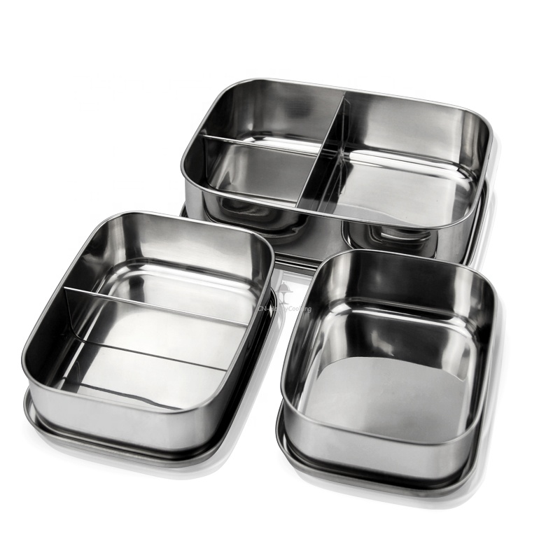 Reusable stainless steel metal food storage | Food Container Manufacturer